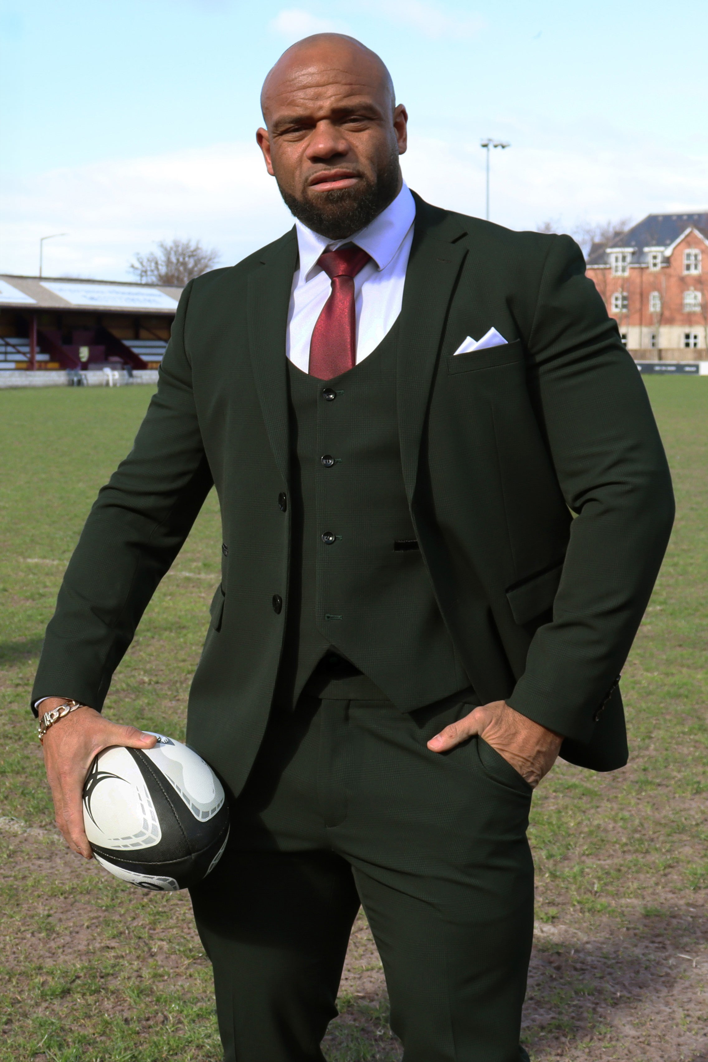 Suitbae Charles Green XL Three-Piece Suit – Plus Size Suit for Big Men ...